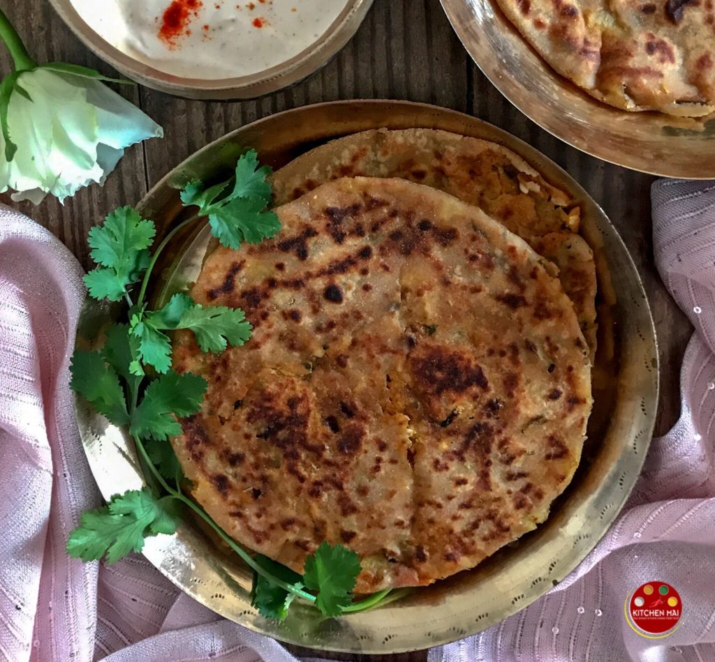 Aloo paratha - spiced potatoes stuffed flatbread – Kitchen Mai